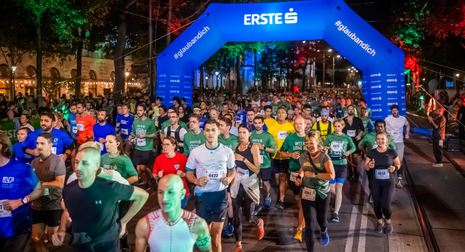 erste bank vienna night run – Laufen für den guten Zweck!